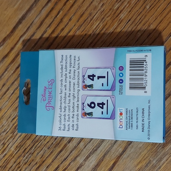 Disney | Toys | Disney Princess Learning Cards Bundle | Poshmark